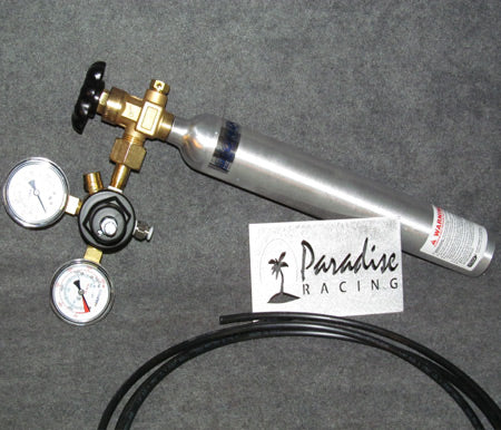CO2 Kit 10 oz Bottle with Adjustable Regulator – Paradise Racing