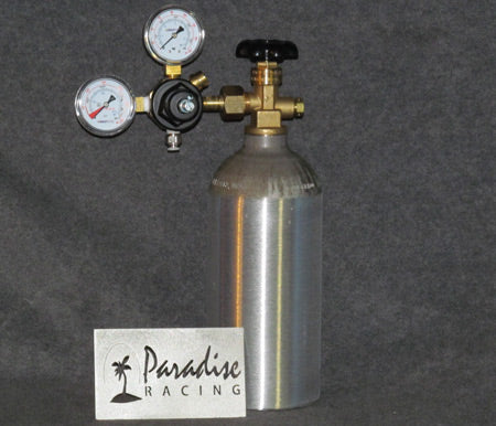 CO2 Kit 2.5lb Bottle with Adjustable Regulator – Paradise Racing